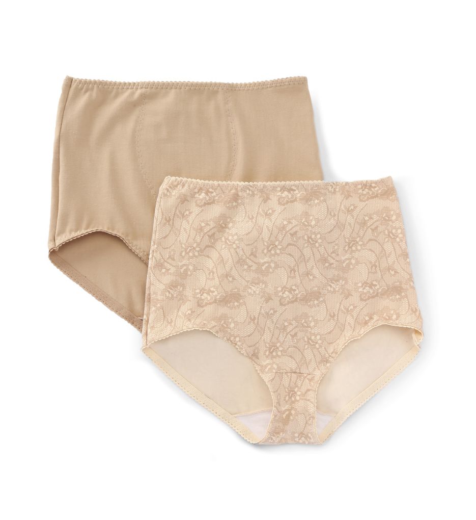 Bali X037 Light Control Stretch Cotton Brief Panty 2 Pack Ebay